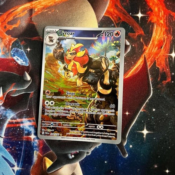 Pokemon | Other | Pokemon Pyroar Card Paldea Evolved | Poshmark